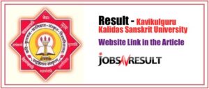 Kavikulguru Kalidas Sanskrit University Result 2022 | Check KKSU Exam ...