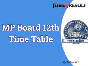 MP Board 12th Time Table 2021| MPBSE 12th exam date (Science, Commerce ...